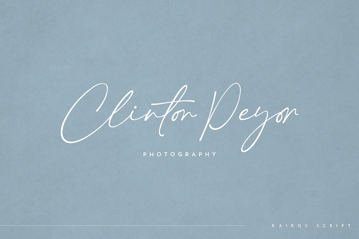 Kairos - modern script