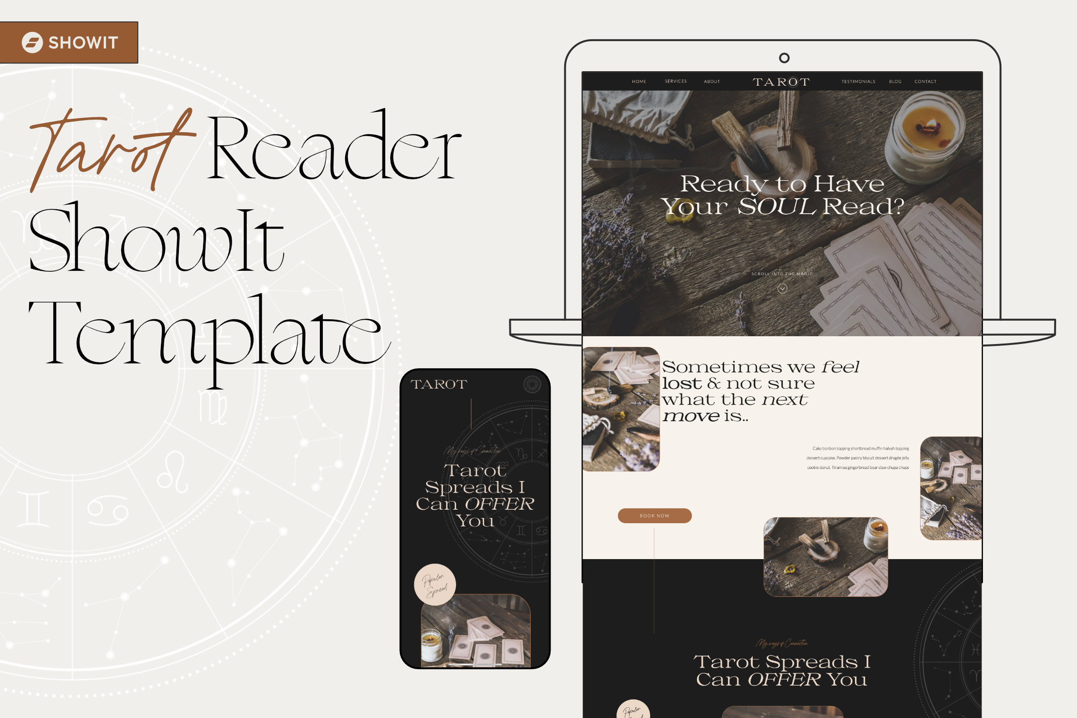 Tarot Reader ShowIt Landing Page Blog