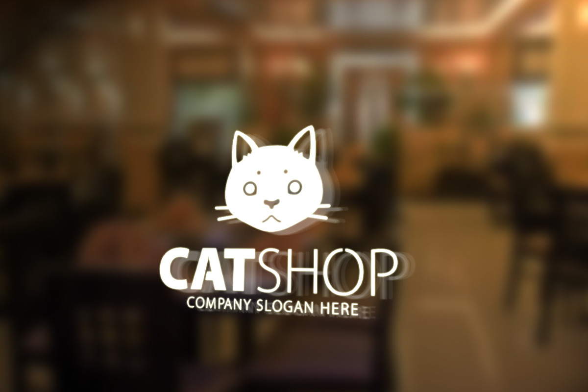 Cat Shop Logo, a Branding & Logo Template by Creative Dezing