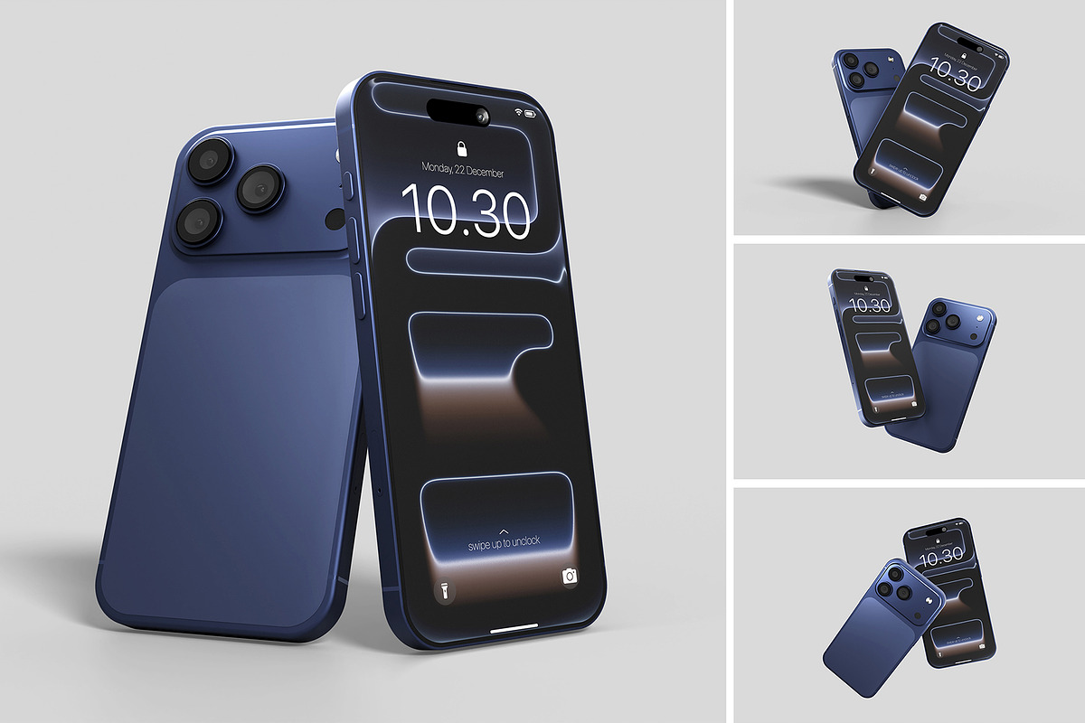 High Quality iPhone 17 Pro Mockup, an iPhone Mockup by MA-KING_ART