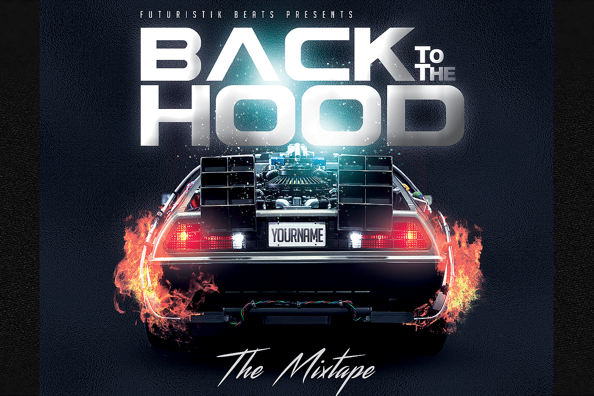 BACK TO THE FUTURE Cover Template, a Templates & Theme by WG DESIGN