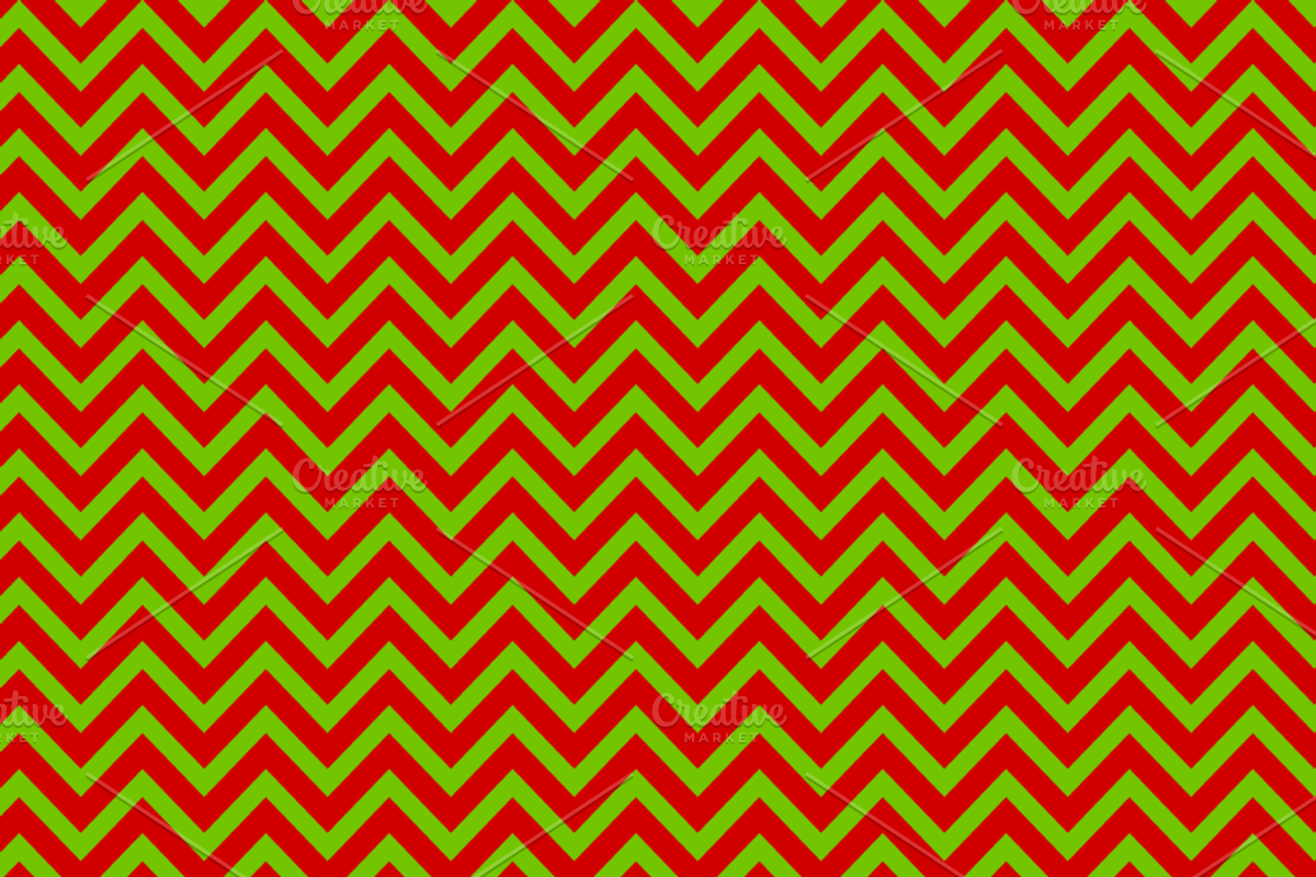 Xmas Stripes, Checks, Chevron & Dots, a Pattern Graphic by SubwayParty