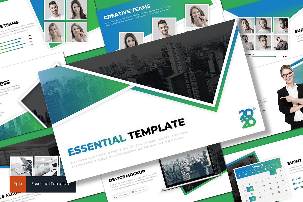 Essential - Powerpoint Template, a Presentation Template by inspirasign ...