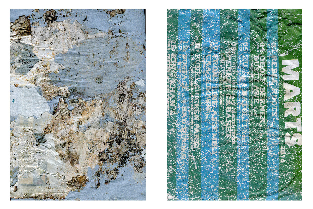 Damaged Poster Texture Vol. 1, a Texture Graphic by The Dusty Inklab