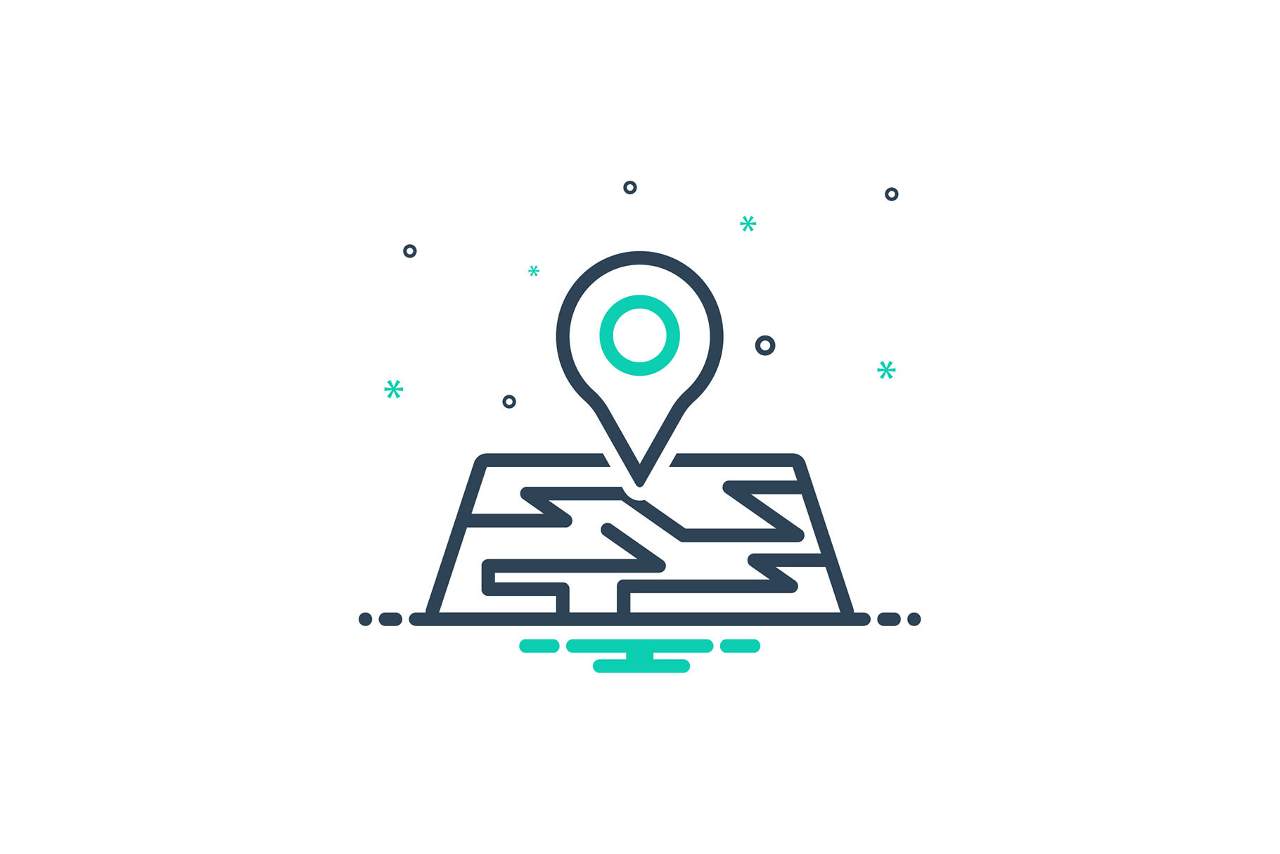 Map location icon, an Icon by Creative priyanka