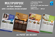 Multipurpose Flyer with 4 variations, a Flyer Template by Illusiongraphic
