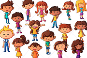 Emotions Kids Clip Art Collection, an Education Illustration by Keepin ...