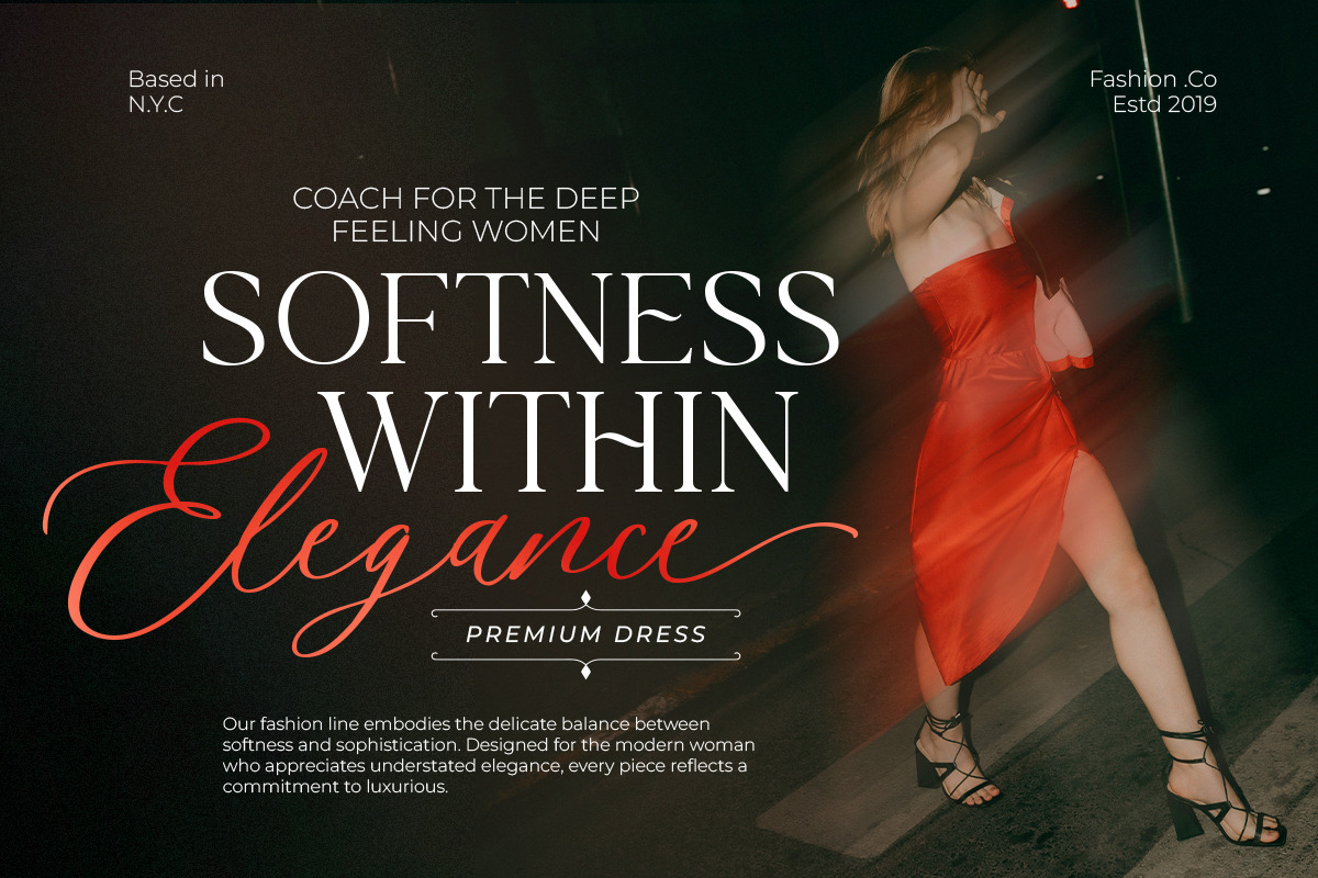 Eternal Melody - Romantic Font Duo, a Script Font by Bale Type