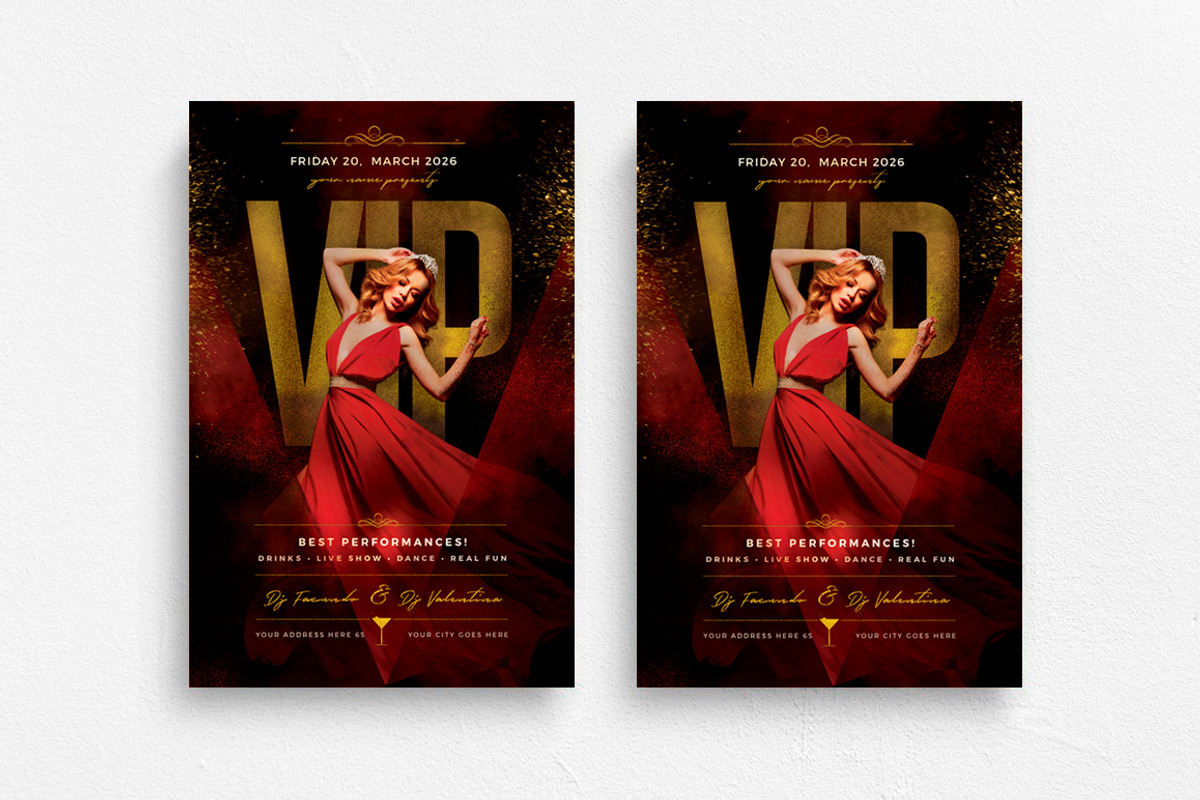 Vip Flyer Template, a Flyer Template by Touringxx Creative Studio