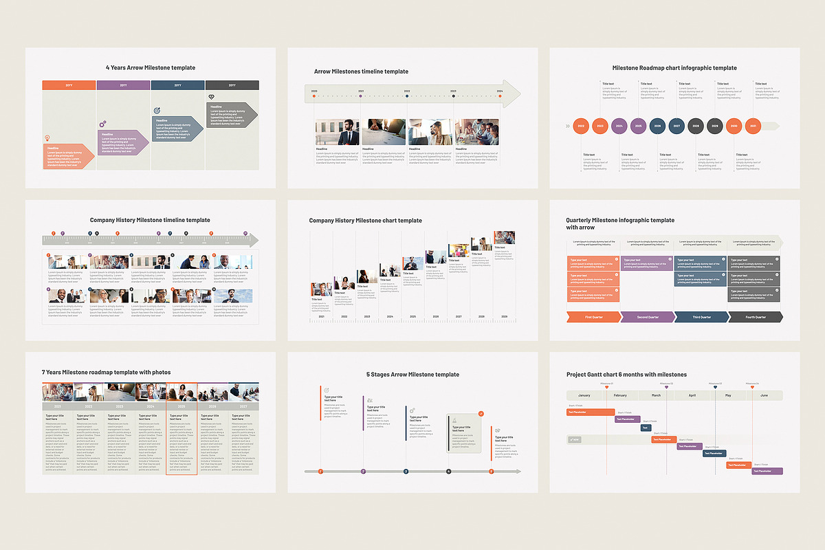 Milestones Timeline Google Slides Templates - Download Now!