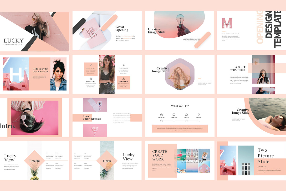 Lucky Powerpoint Template, a Presentation Template by Rocket Template