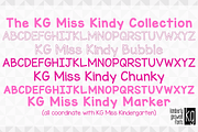 KG Miss Kindy Font Collection, a Font by Kimberly Geswein Fonts