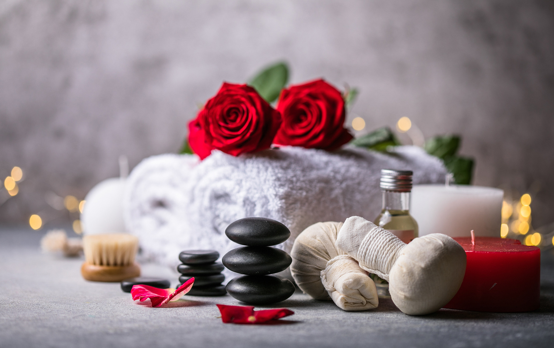 Wellness decoration, spa massage set, a Health & Medical Photo by sokor