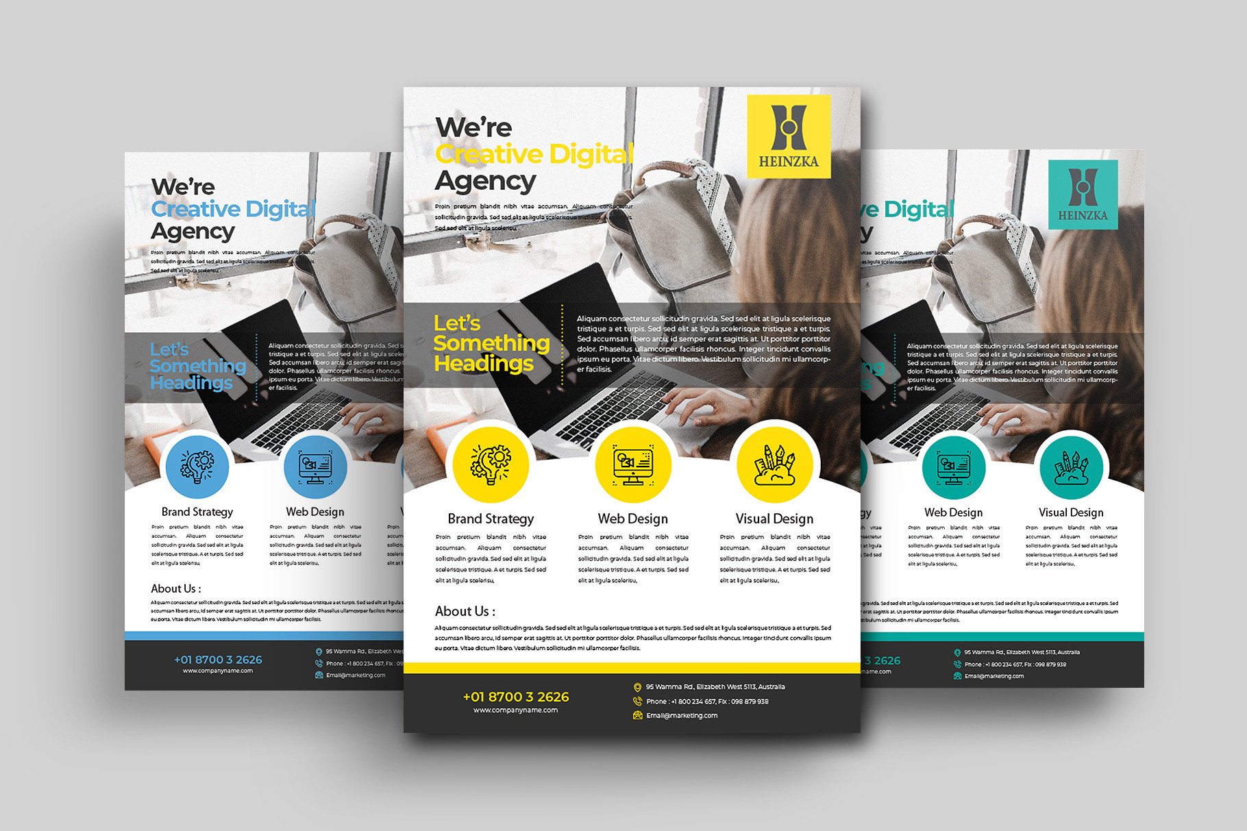 Corporate Flyer Vol. 01 | Flyer Templates ~ Creative Market