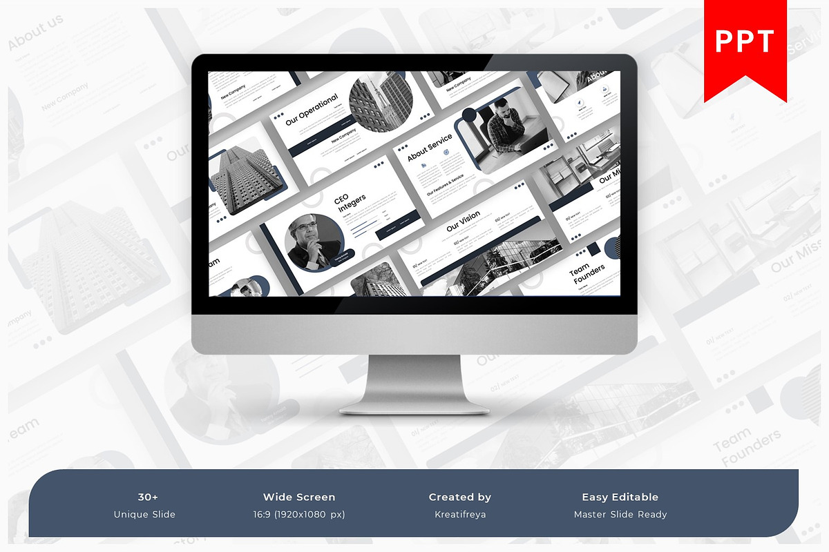 INTEGERS - PowerPoint Template, a Presentation Template by kreatifreya ...