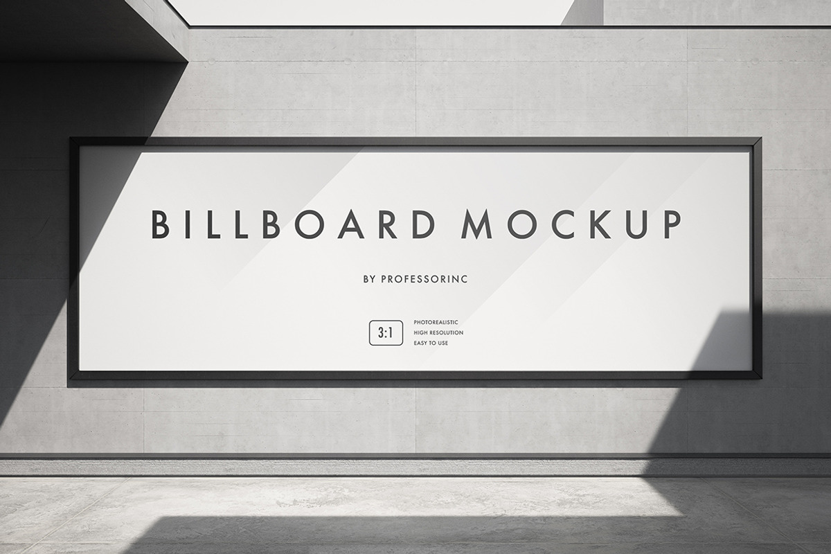 Realistic Billboard Mockup Colleaction