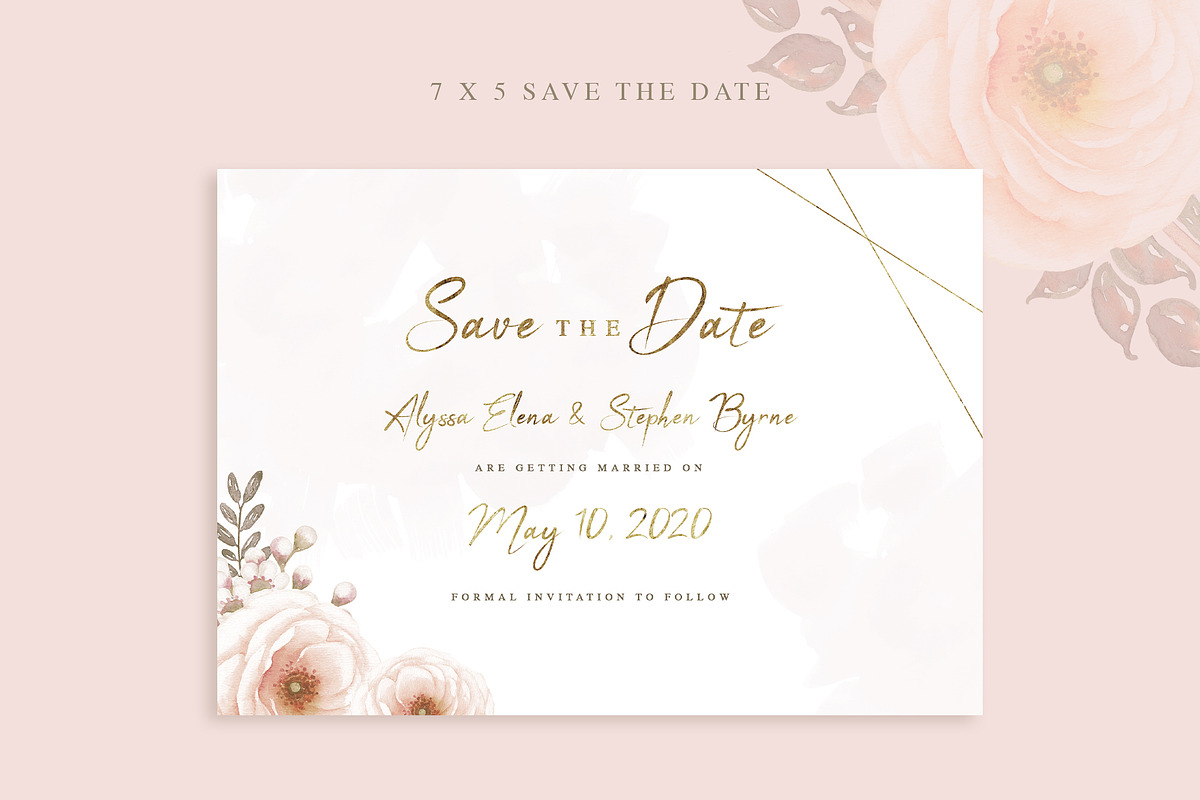 Whimsical Wedding Invitation Suite, an Invitation Template by With Love ...