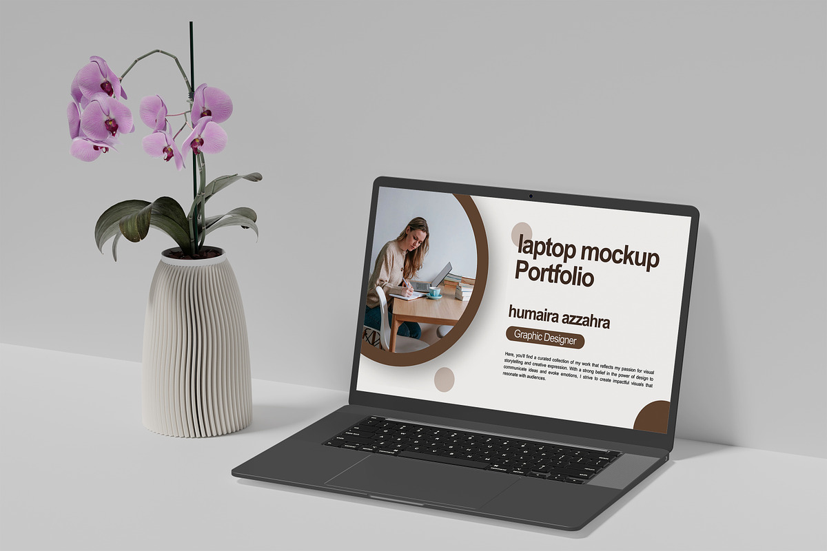 Laptop Screen Mockup, a Mac Mockup by Riza Graphic