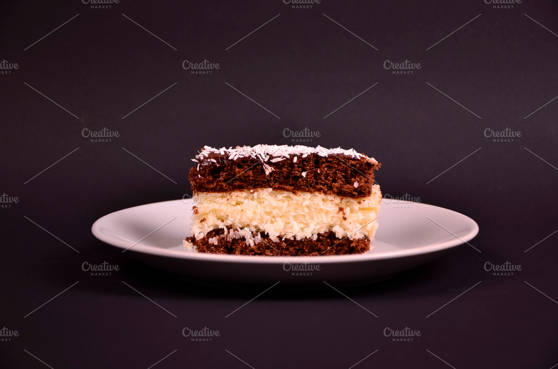 cake bounty, a Food & Drink Photo by velychko.ua | Creative Market