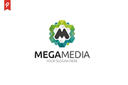 Mega Media Logo, a Branding & Logo Template by ft.studio