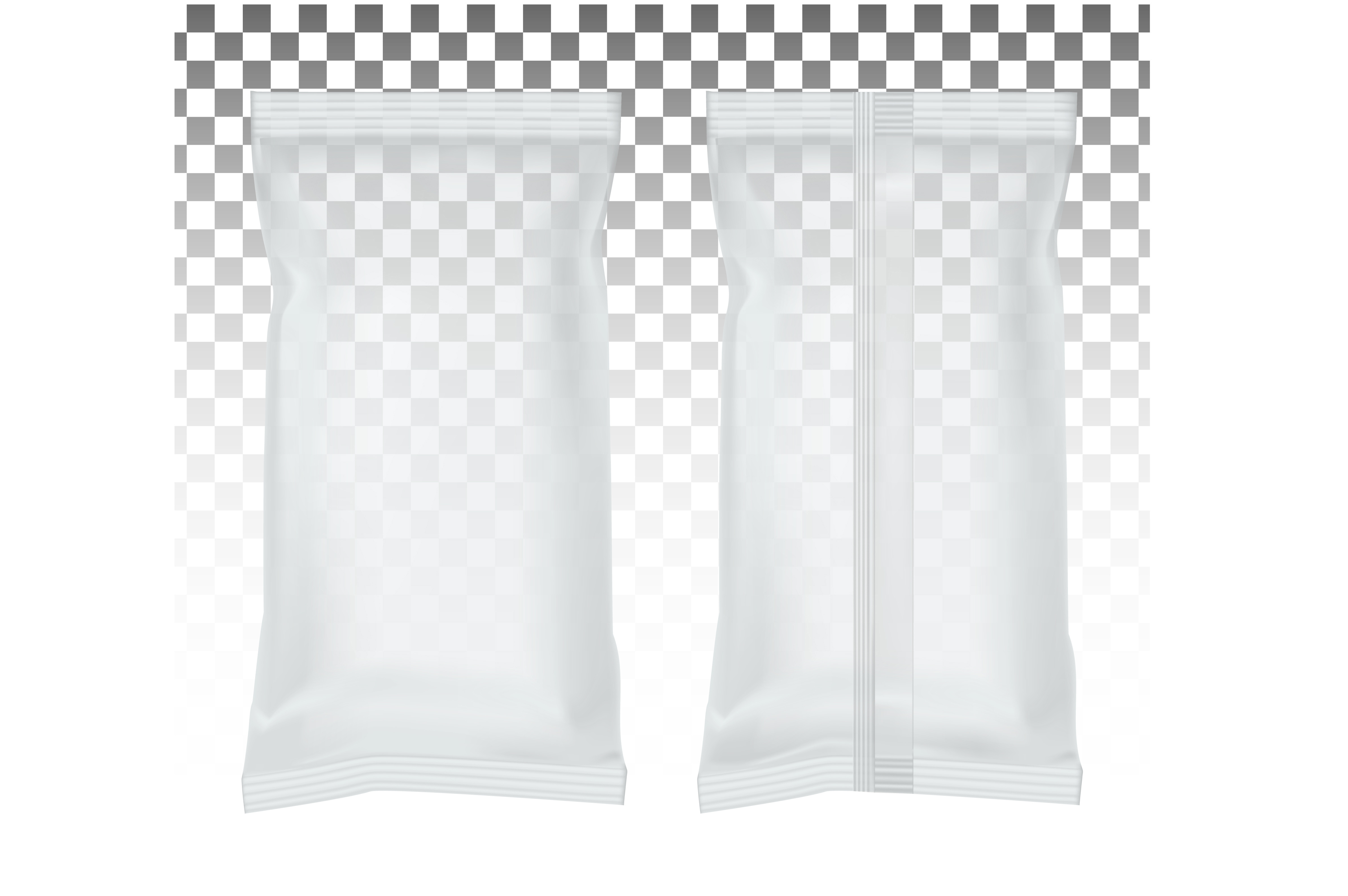 Transparent packaging for snacks, a Merchandise Mockup by Kseniia ...