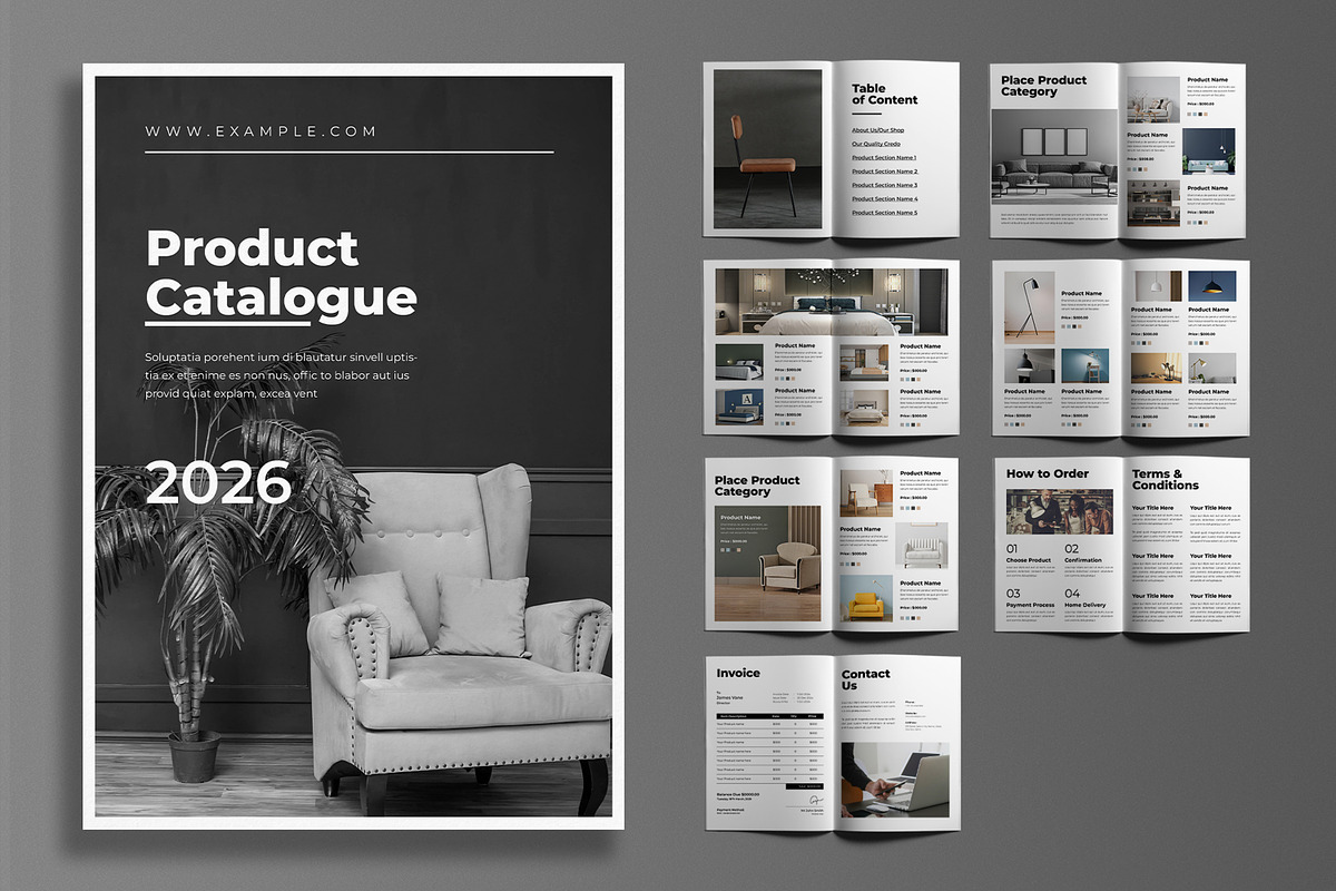 Product Catalogue Layout