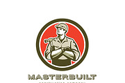 Masterbuilt Construction Logo, a Branding & Logo Template by patrimonio