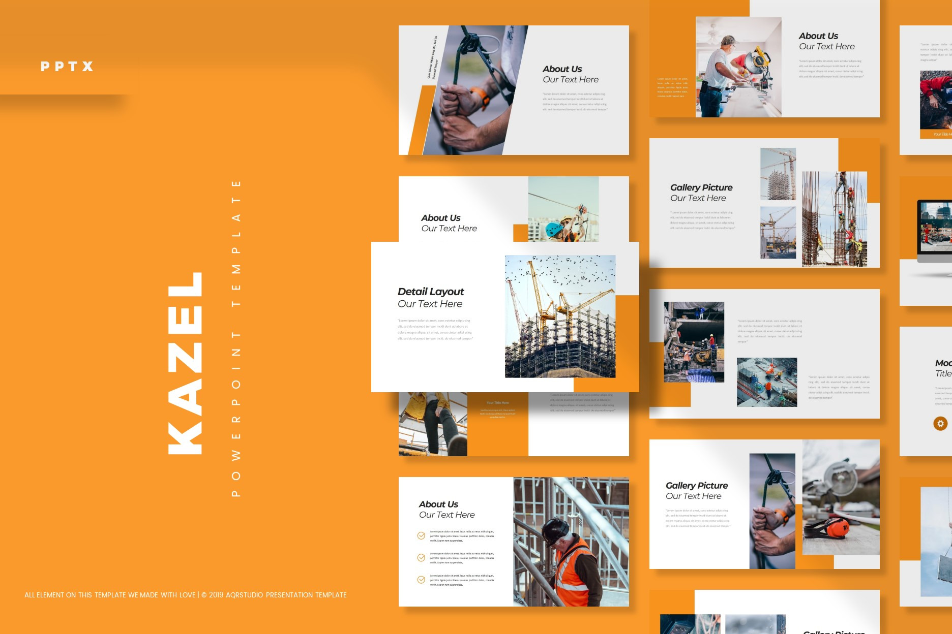 Kazel - Powerpoint Template, a Presentation Template by AQR Studio