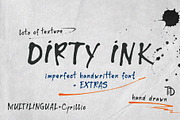 Dirty Ink font handwriting playful