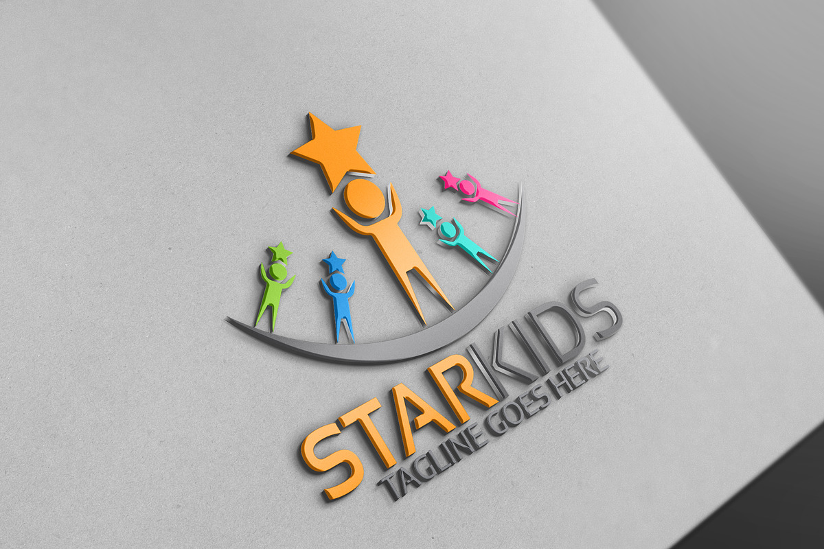 Star Kids Logo, a Branding & Logo Template by Josuf Media