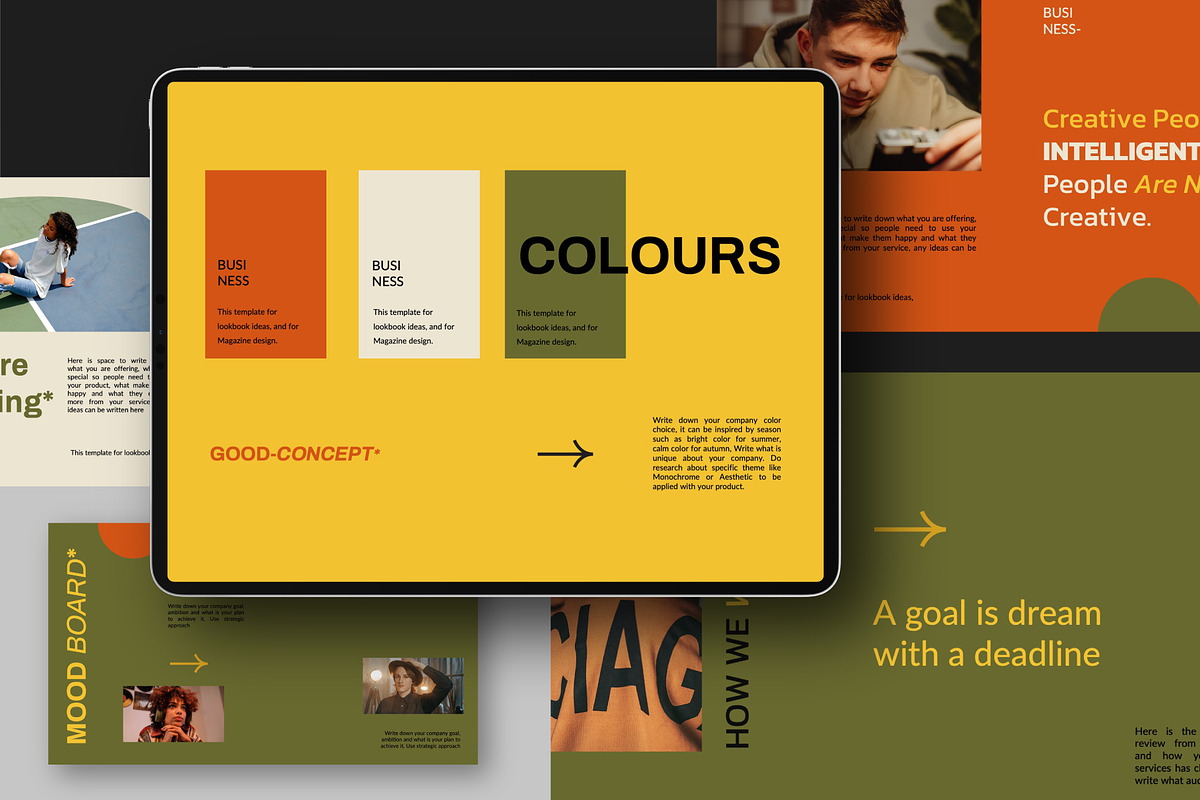 New Yorker - Google Slides Template, a Presentation Template by merakistd