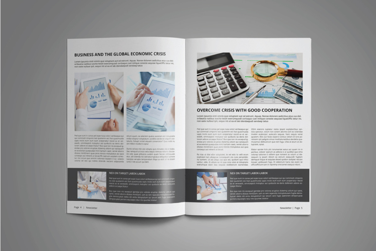 Corporate Newsletter, a Magazine Template by Alhaytar