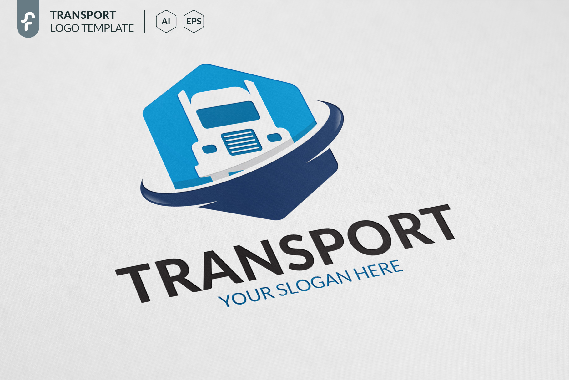 Transport Truck Logo, a Branding & Logo Template by ft.studio