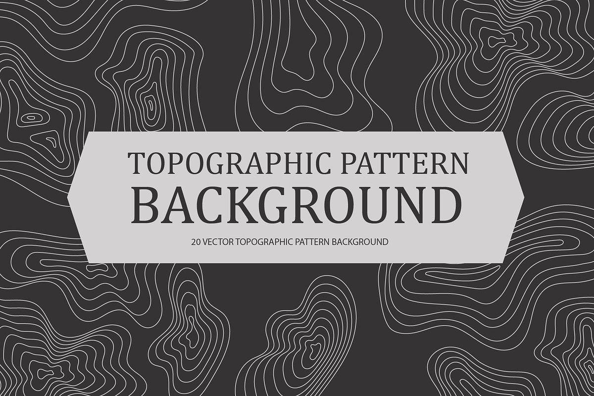 Topographic Pattern Background