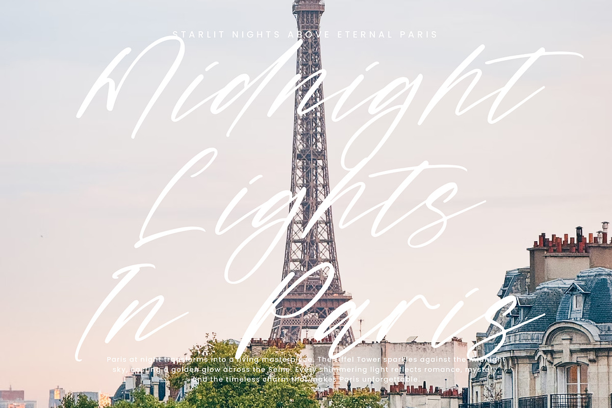 Midnight Horizon, a Script Font by Integritype Studio