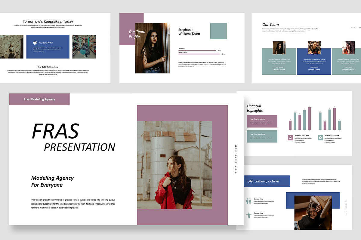 Fras : Modeling Agency Google Slides