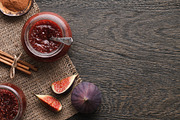 Fig jam background featuring fig, jam, and ingredients, a Food & Drink ...