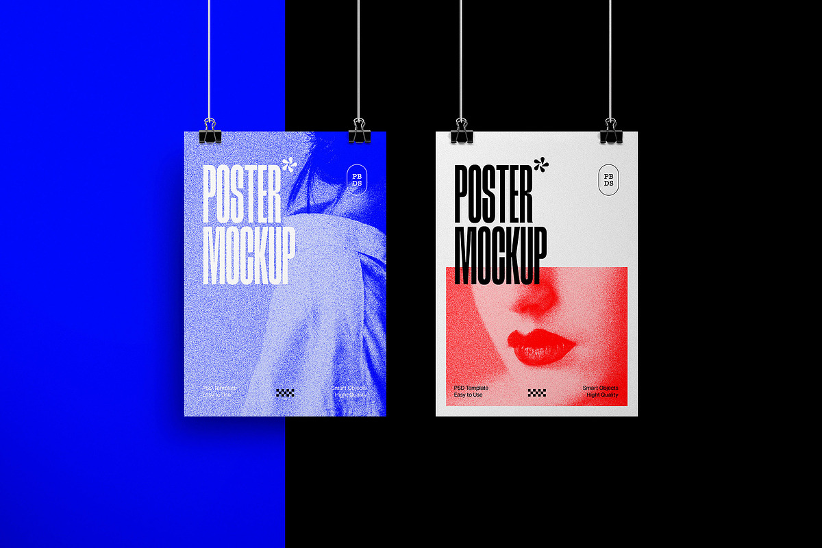 Poster Mockups Collection, an Advertising Mockup by pixelbuddha.net