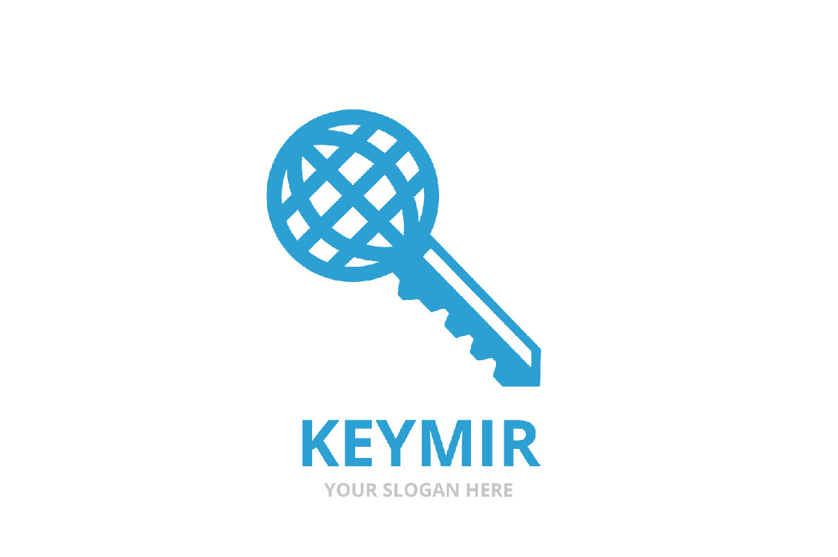 Vector key and planet logo, a Branding & Logo Template by GraphiShop