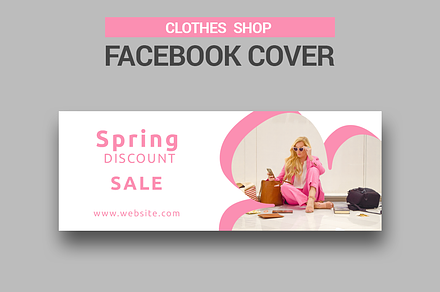 Fashion Facebook Cover, a Social Media Template by Creatricks