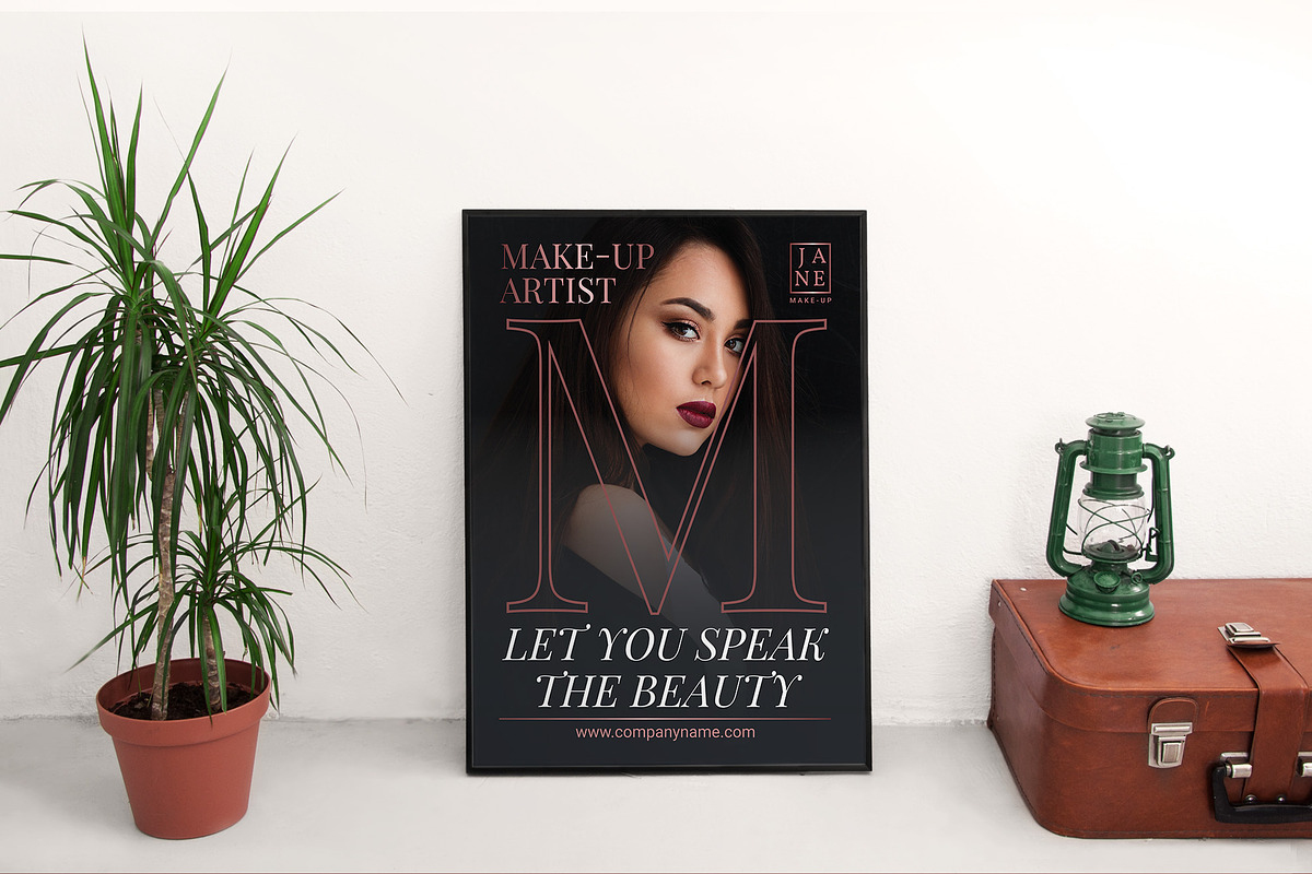 Makeup Artist Print Pack, a Poster Template by TemplatesNow!