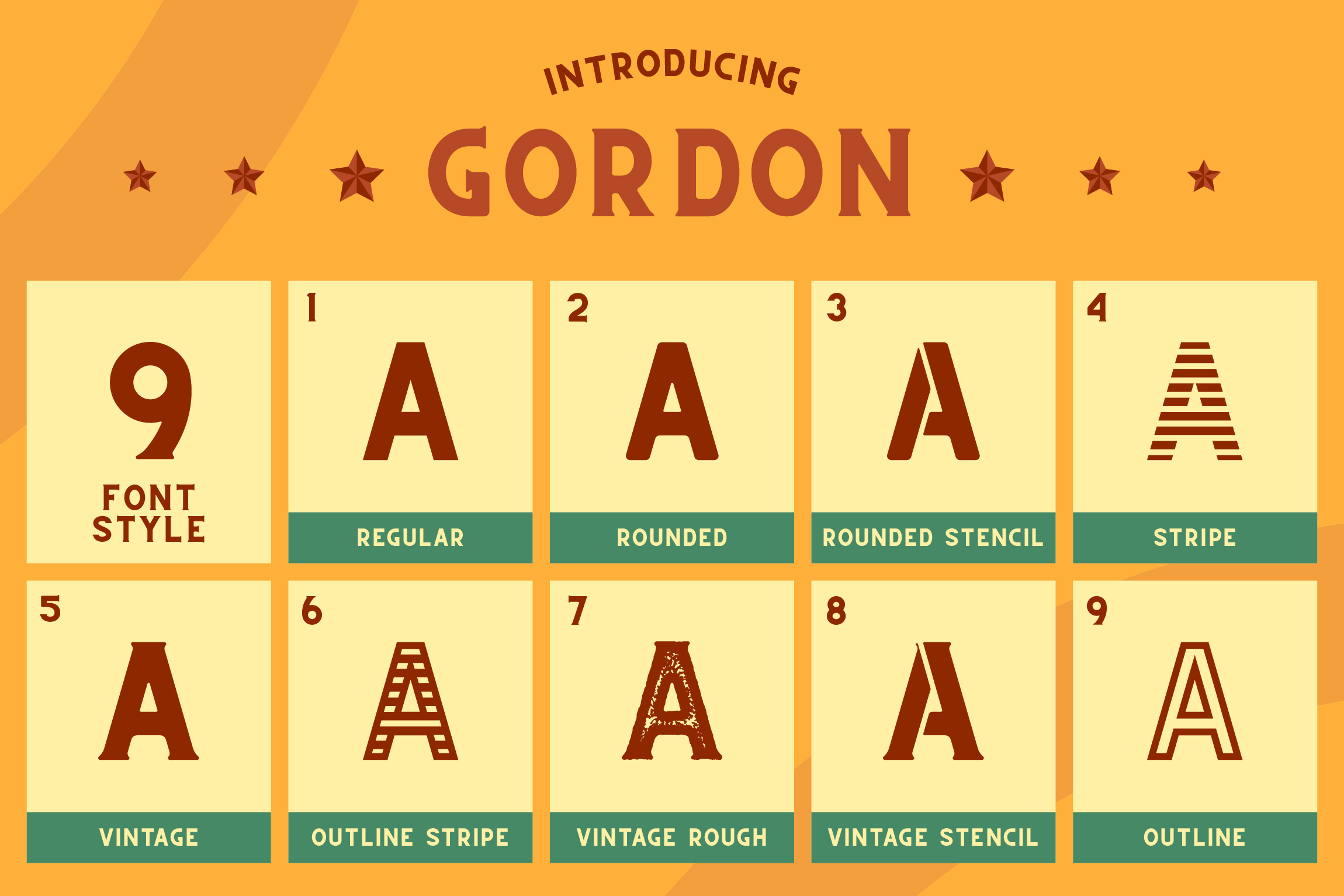 CS Gordon Font Family, a Font by Craft Supply Co.