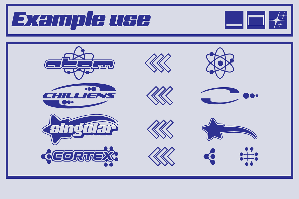 Y2K ICONS/SHAPES PACK