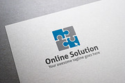 Online Solution Logo, a Branding & Logo Template by XpertgraphicD