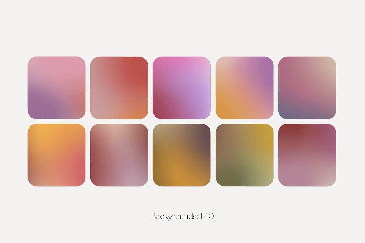Retro Vintage Gradient Textures PS, an Object Graphic by Feel This ...
