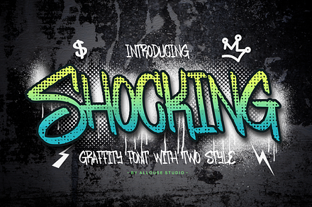 Sicko A Graffiti Font Style, a Font by Allouse Studio