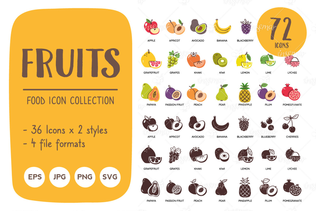Fruit Icon Collection