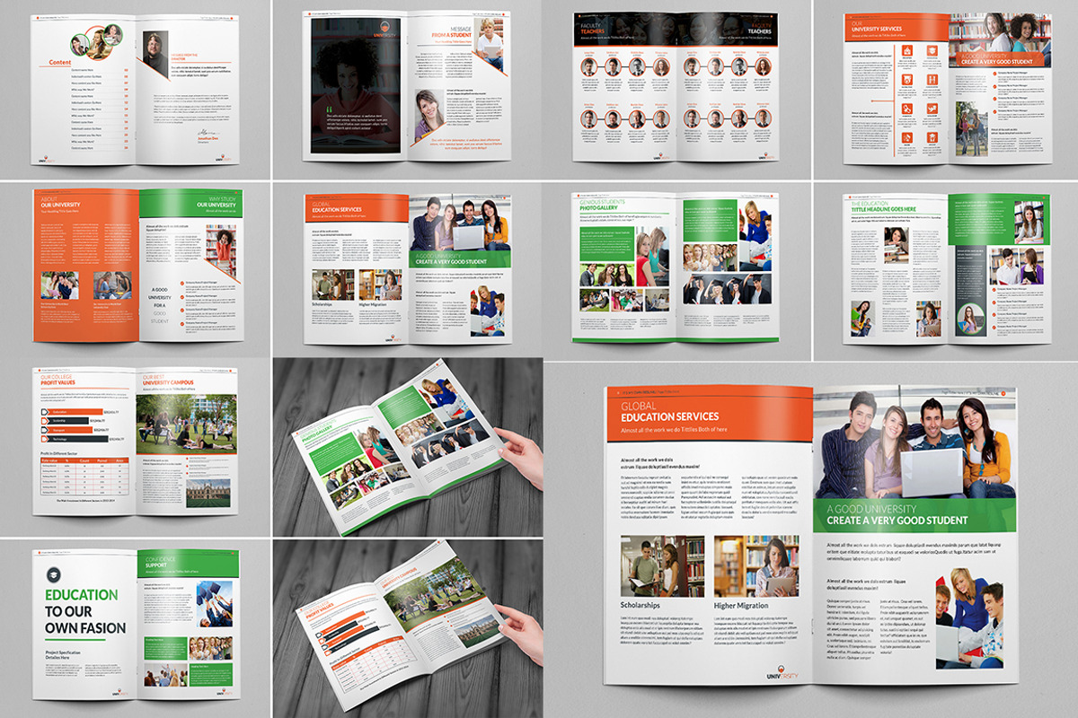 Magazine Bundle_10 Template_V01, a Magazine Template by Layout Design
