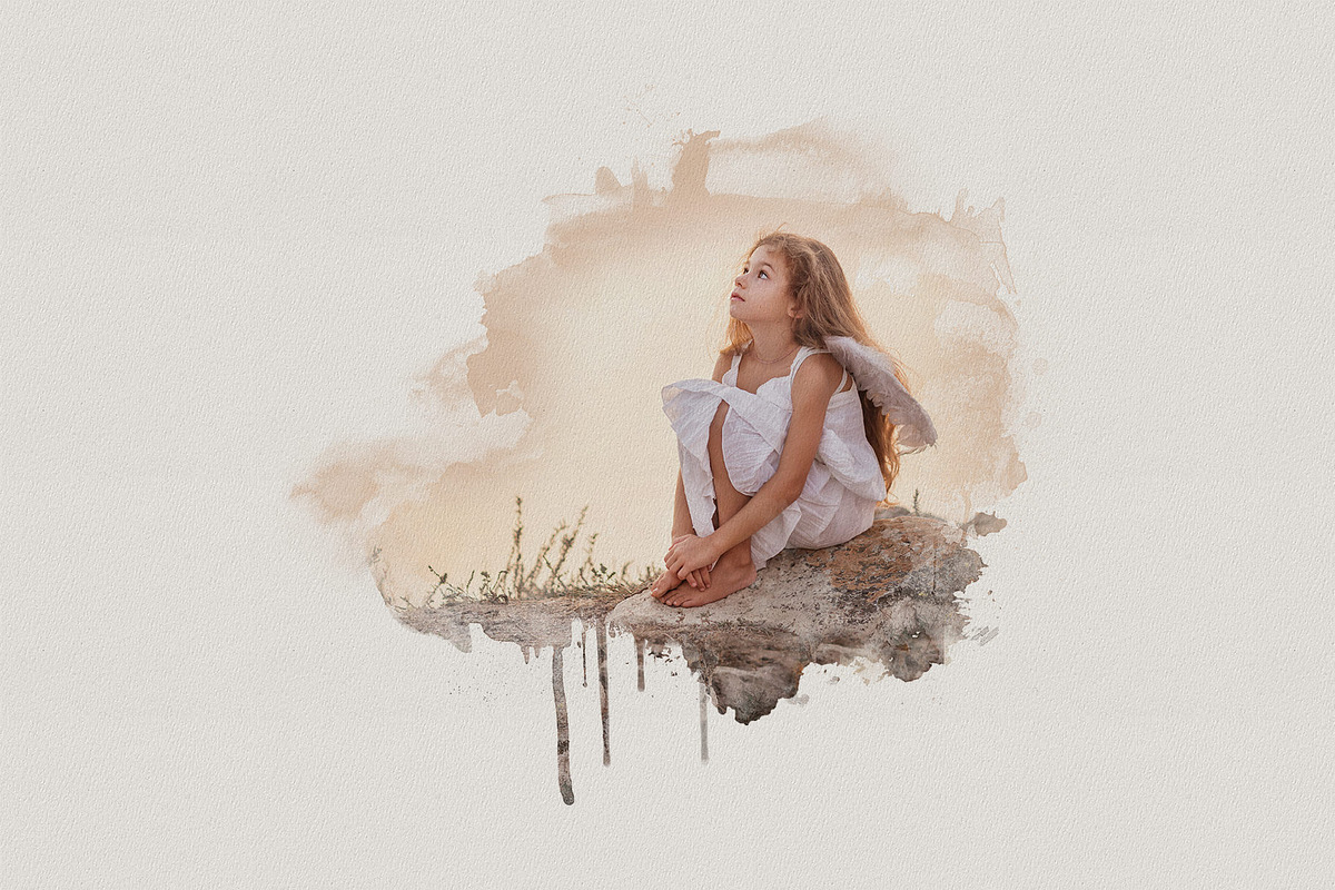 25 Watercolor Masks, a Texture Graphic by HappyNews