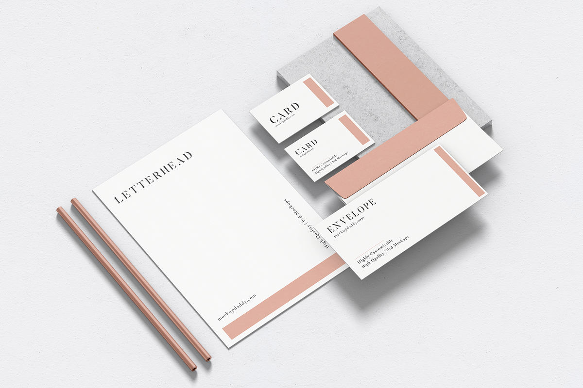 Premium Branding Mockup, a Product Mockup by Mockupdaddy